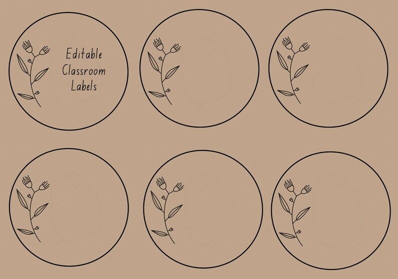 Editable Classroom Labels, Flowering Gum Theme - Etsy Australia