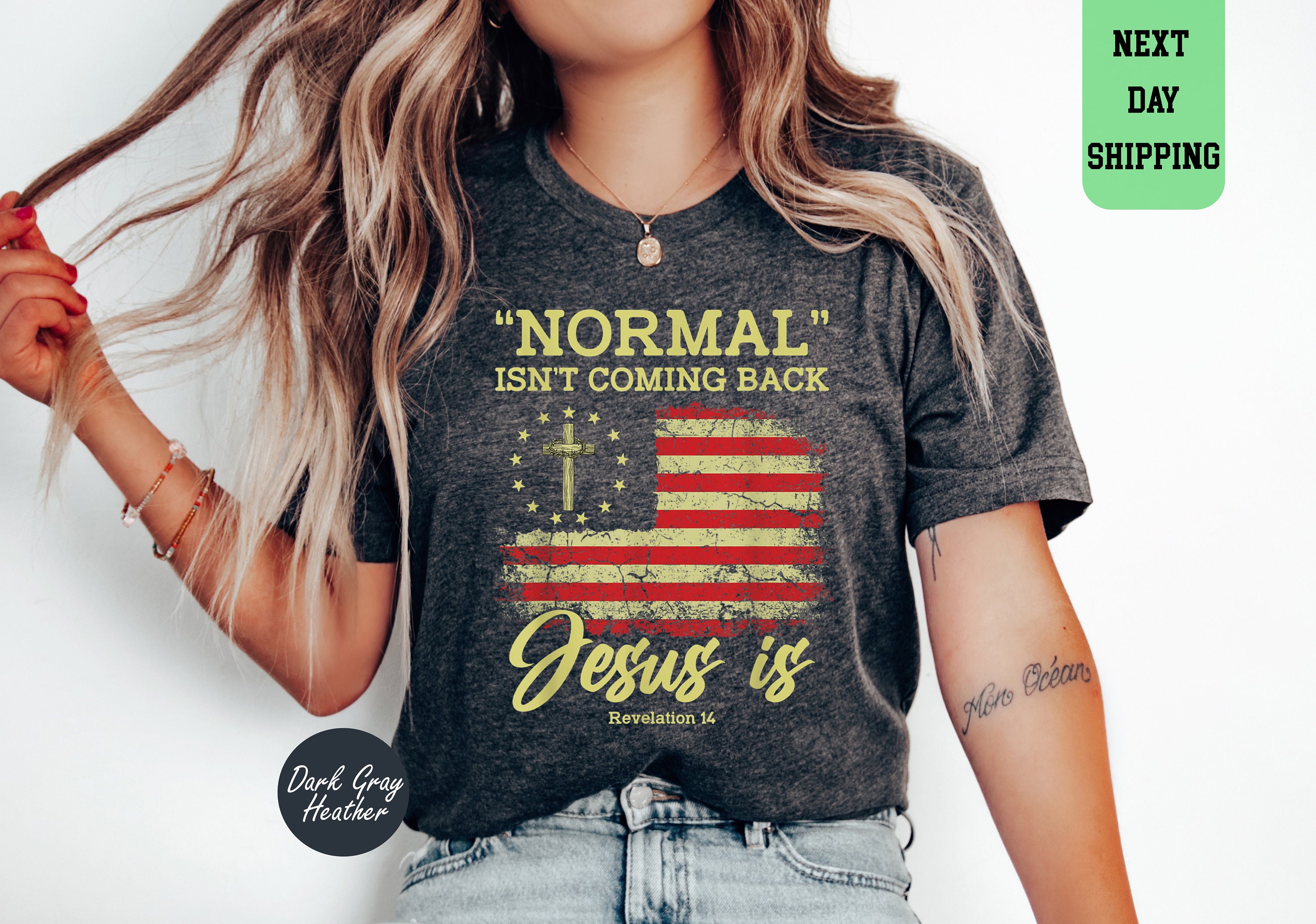 Normal Isn’t Coming Back Jesus is Shirt, Jesus Shirt, Faith Shirt ...