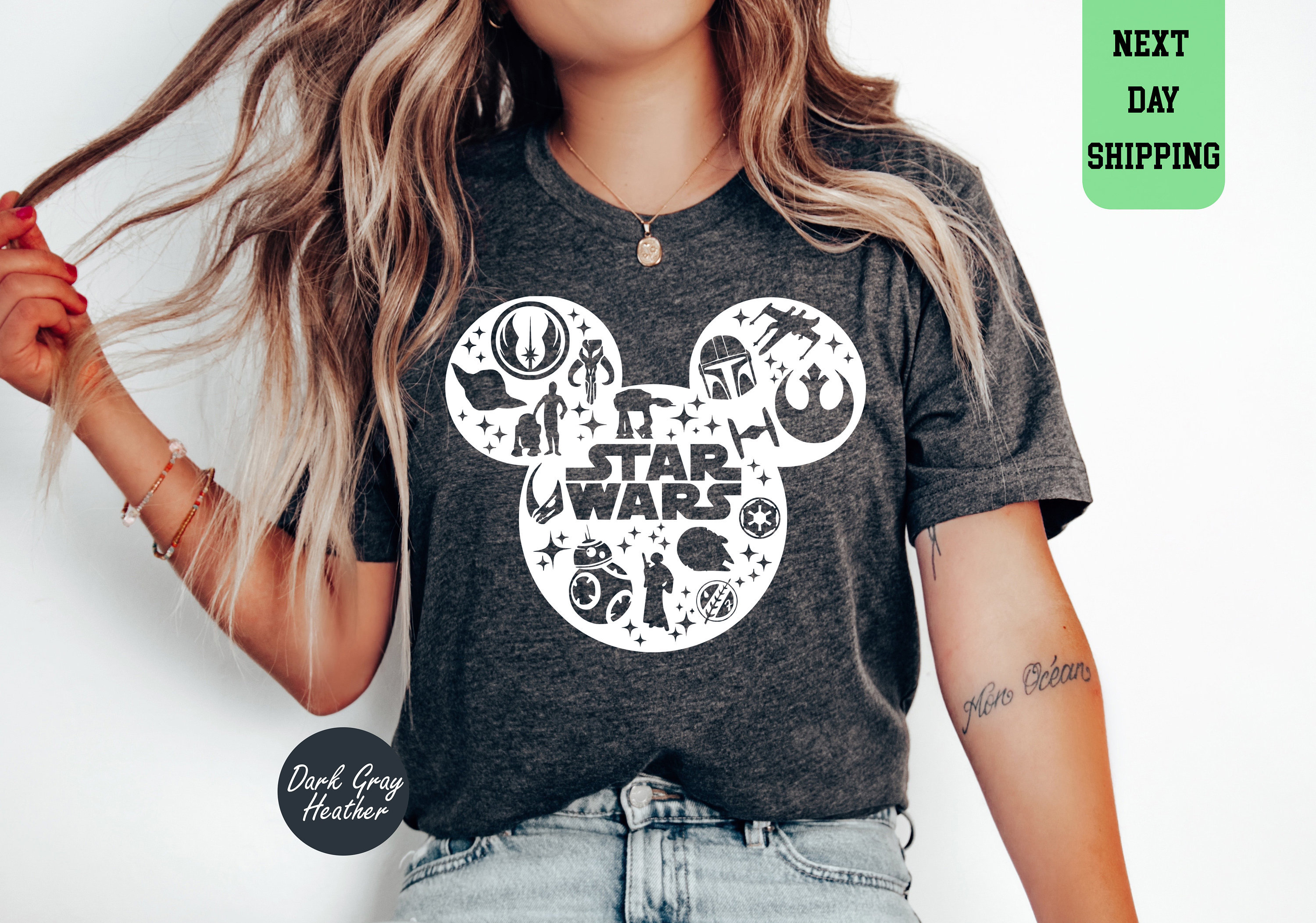 Star Wars Shirt, Mickey Mouse Star Wars Galaxy Shirt, Mickey Head Star ...
