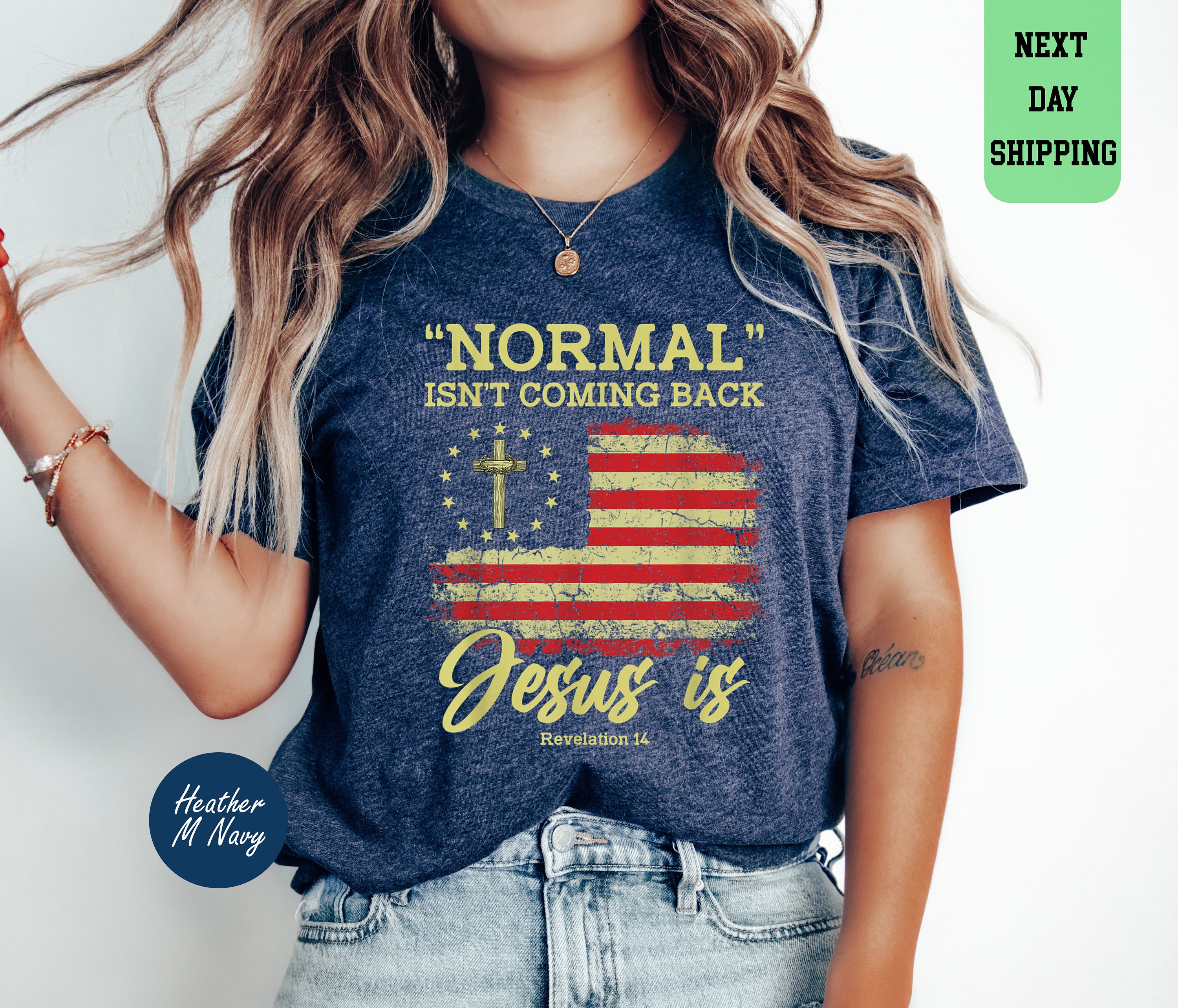 Normal Isn’t Coming Back Jesus is Shirt, Jesus Shirt, Faith Shirt ...