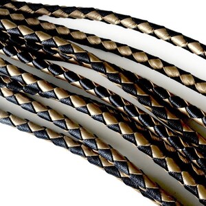 Leather Cat of Nine Tails Black & Gold Bdsm Flogger for Spanking and ...