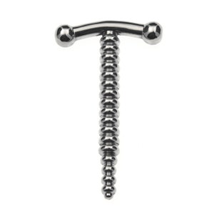 Graduated Bead Penis Plug Urethral Sound Dilator Male Mens Cock Torture ...