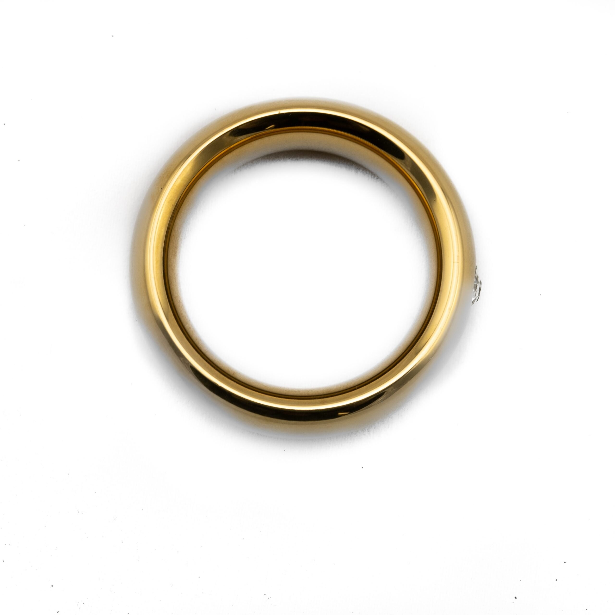 Gold Steel Diamond Cock Ring Stainless Steel Cockring Mens Penis Ring ...