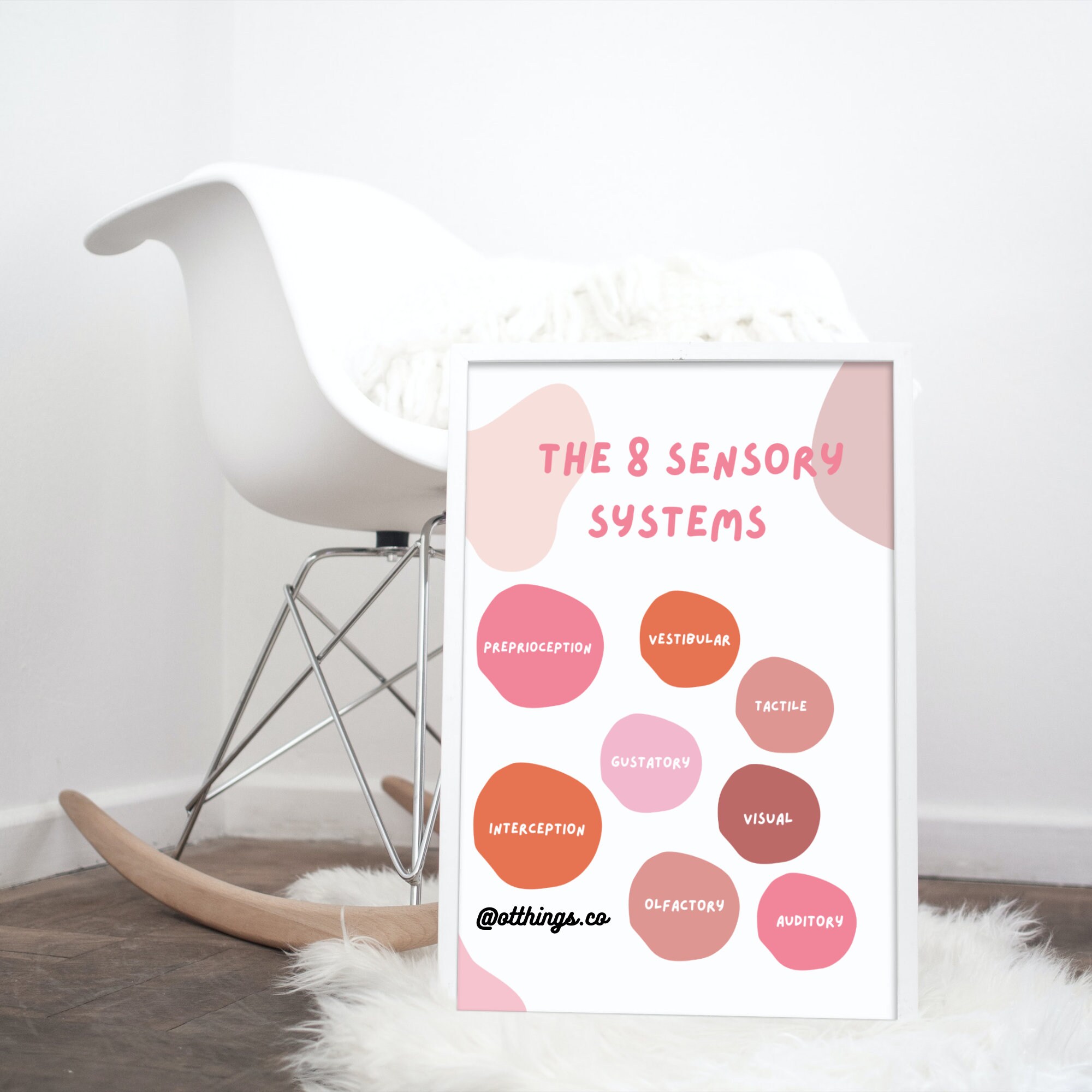 Occupational Therapy the 8 Sensory Systems | Etsy