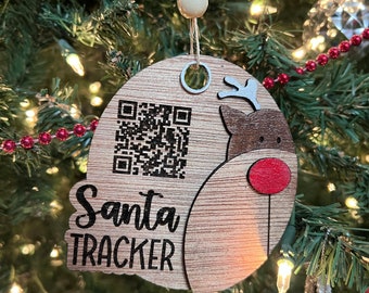 NORAD Santa TRACKER Interactive Ornament 2024 QR Code-great for Kids ...