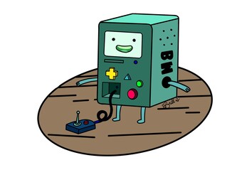 Adventure Time Bmo Sticker - Etsy