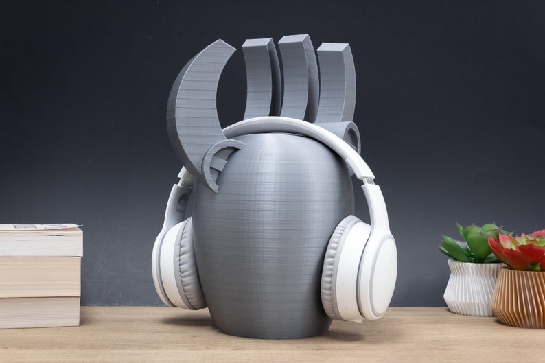 Robo Arm Headphone Stand Headphone Holder Gaming Room - Etsy