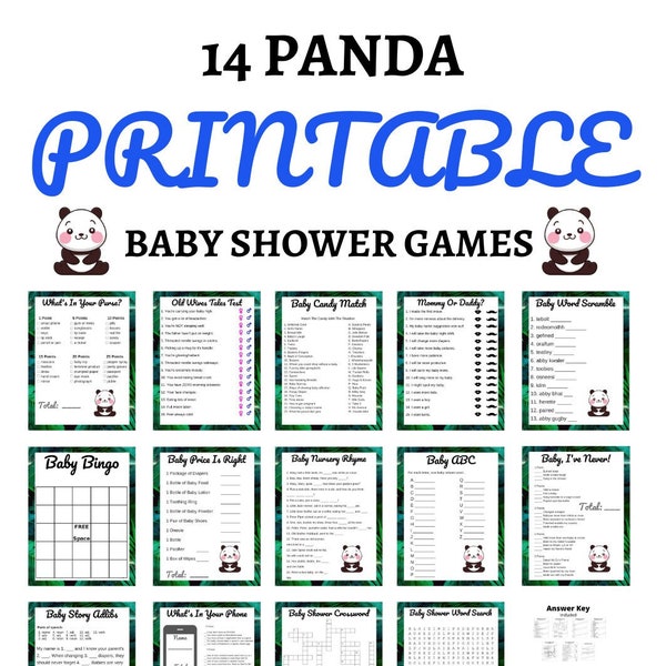 Panda Baby Shower - Etsy