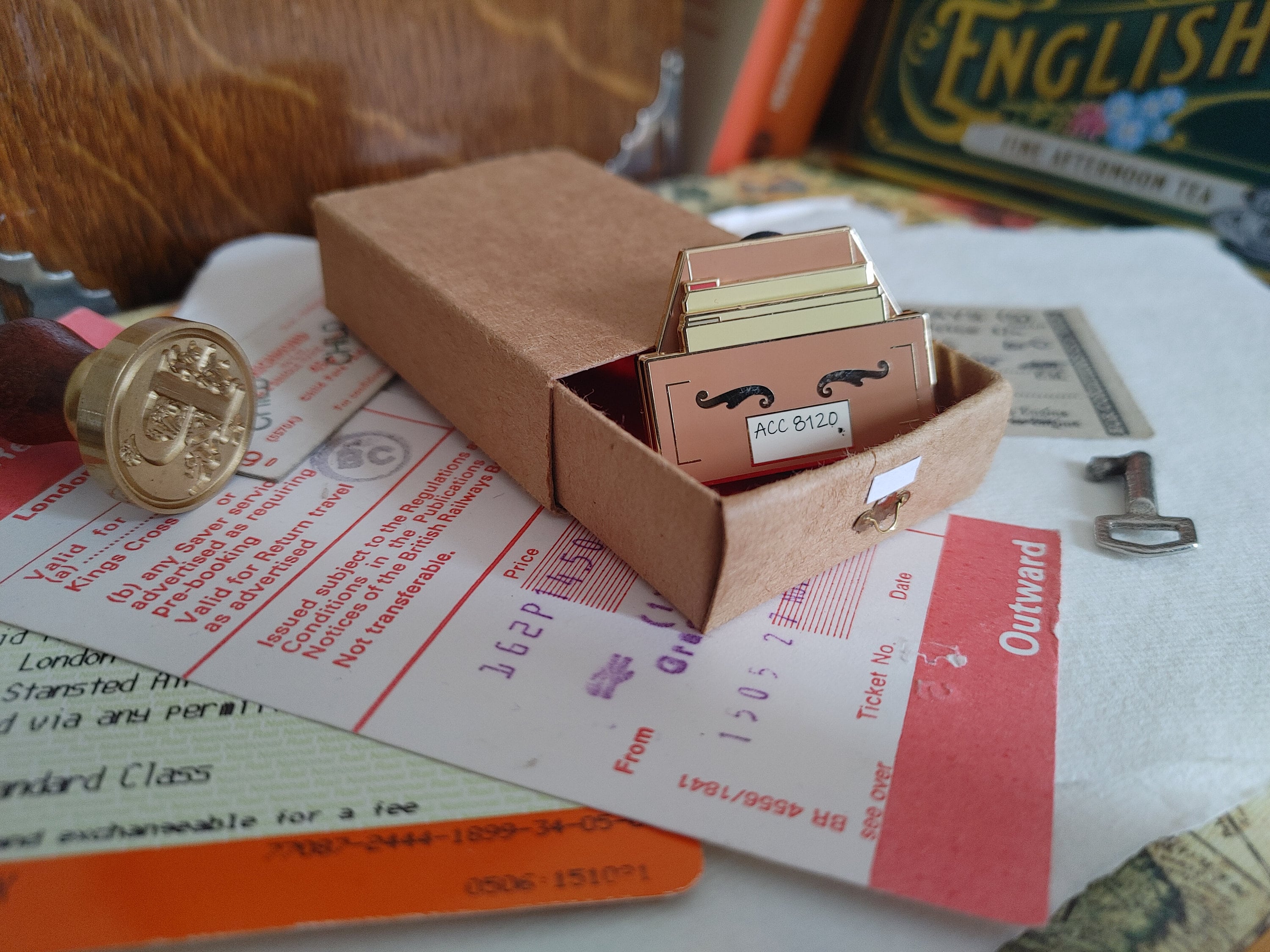 Records Cabinet Sliding Pin Gift - Etsy