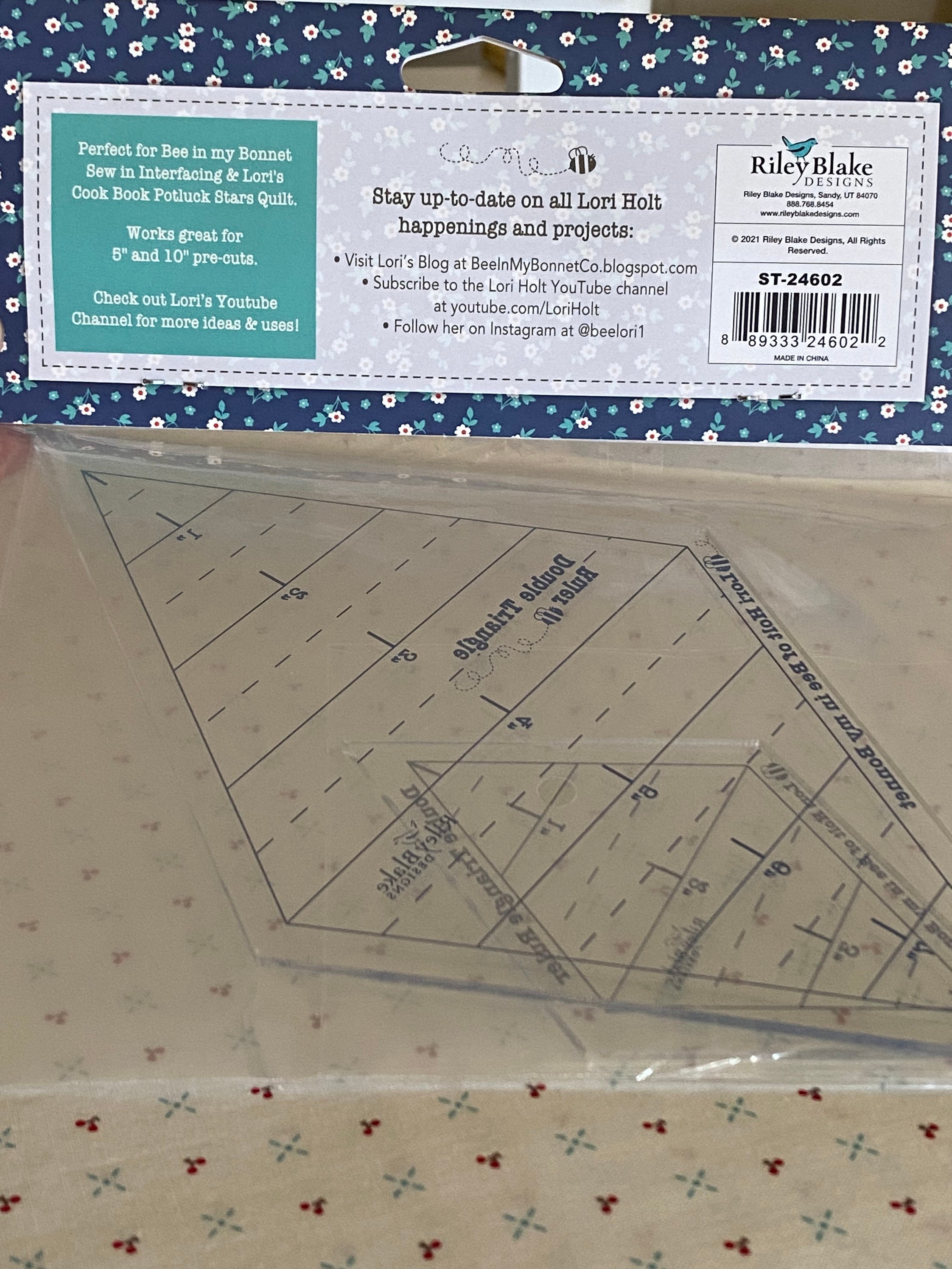 Lori Holt Double Triangle Rulers - Etsy