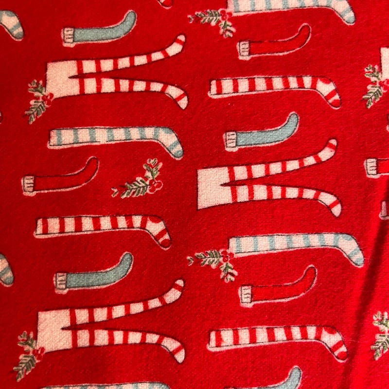 Pixie Noel Flannel Fabric - Etsy
