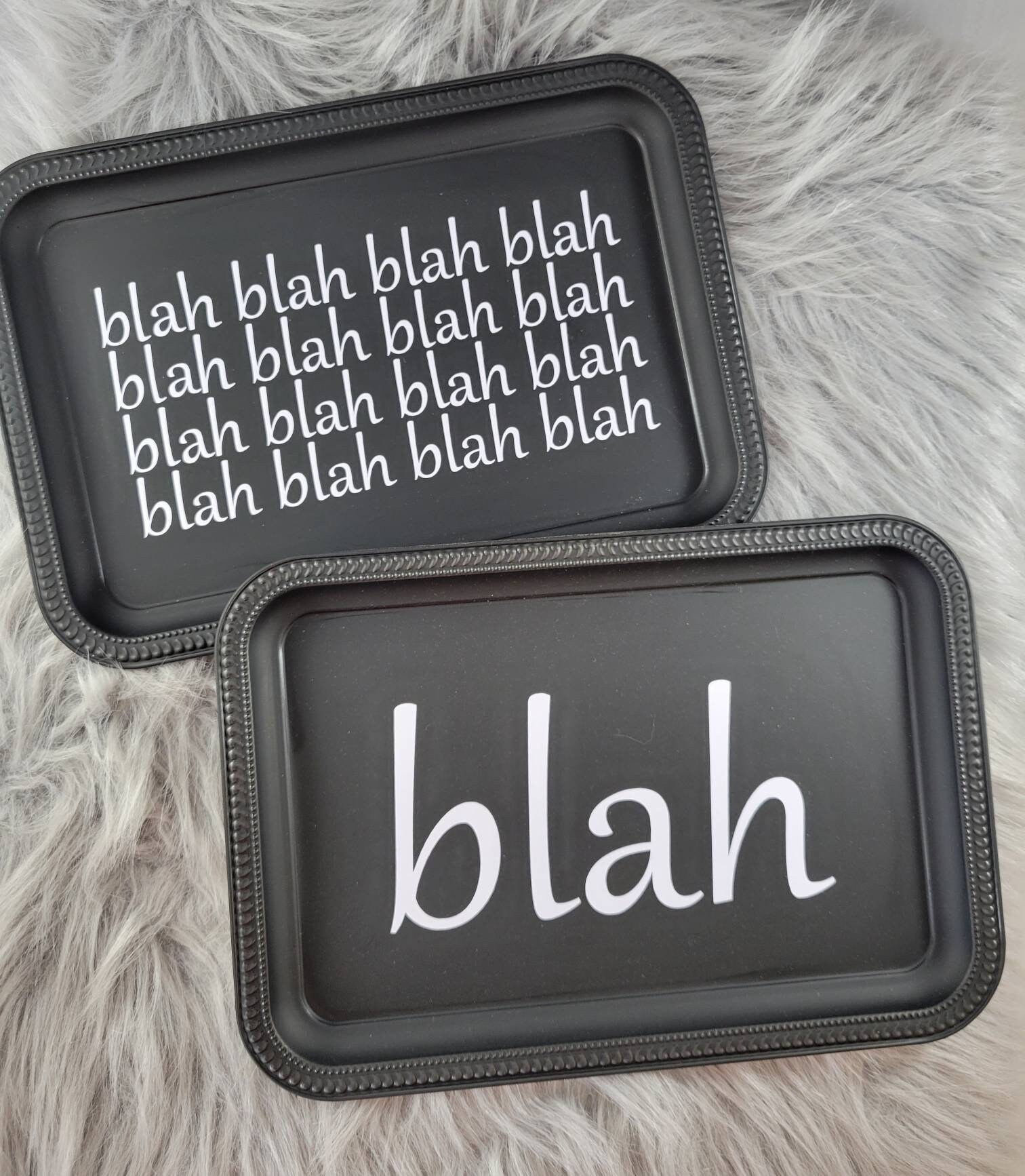 Funny Rolling Trays/his & Hers/ TWO Trays Included/ Shower Gift ...