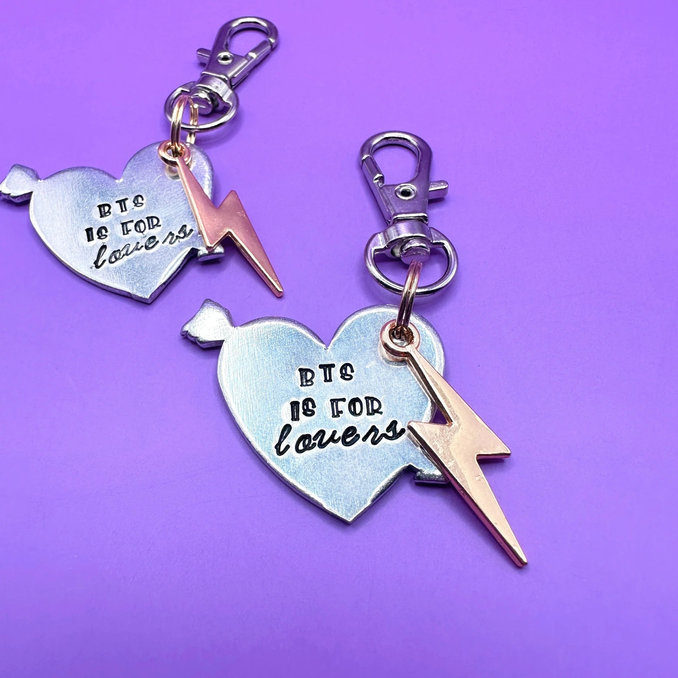 BTS Keychain BTS is for Lovers Kpop Army Silver Key Ring Gift - Etsy
