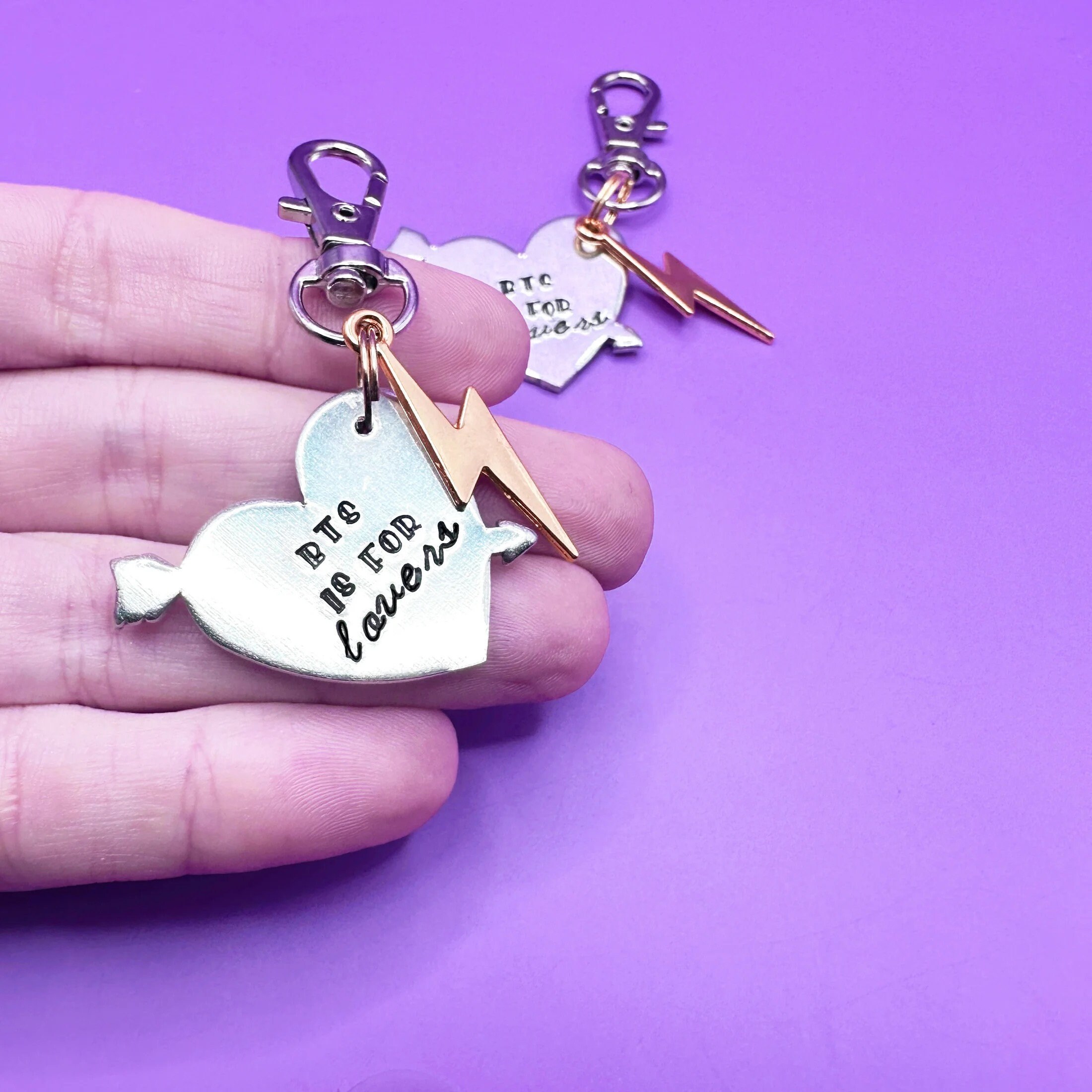 BTS Keychain BTS is for Lovers Kpop Army Silver Key Ring Gift - Etsy