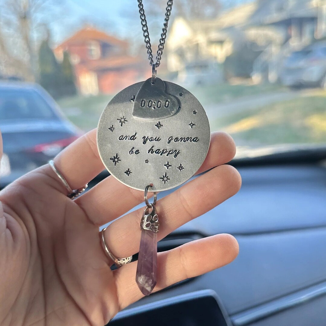 BTS 00:00 BTS Car Charm With Crystal ARMY Merch Gift Hand Stamped ...