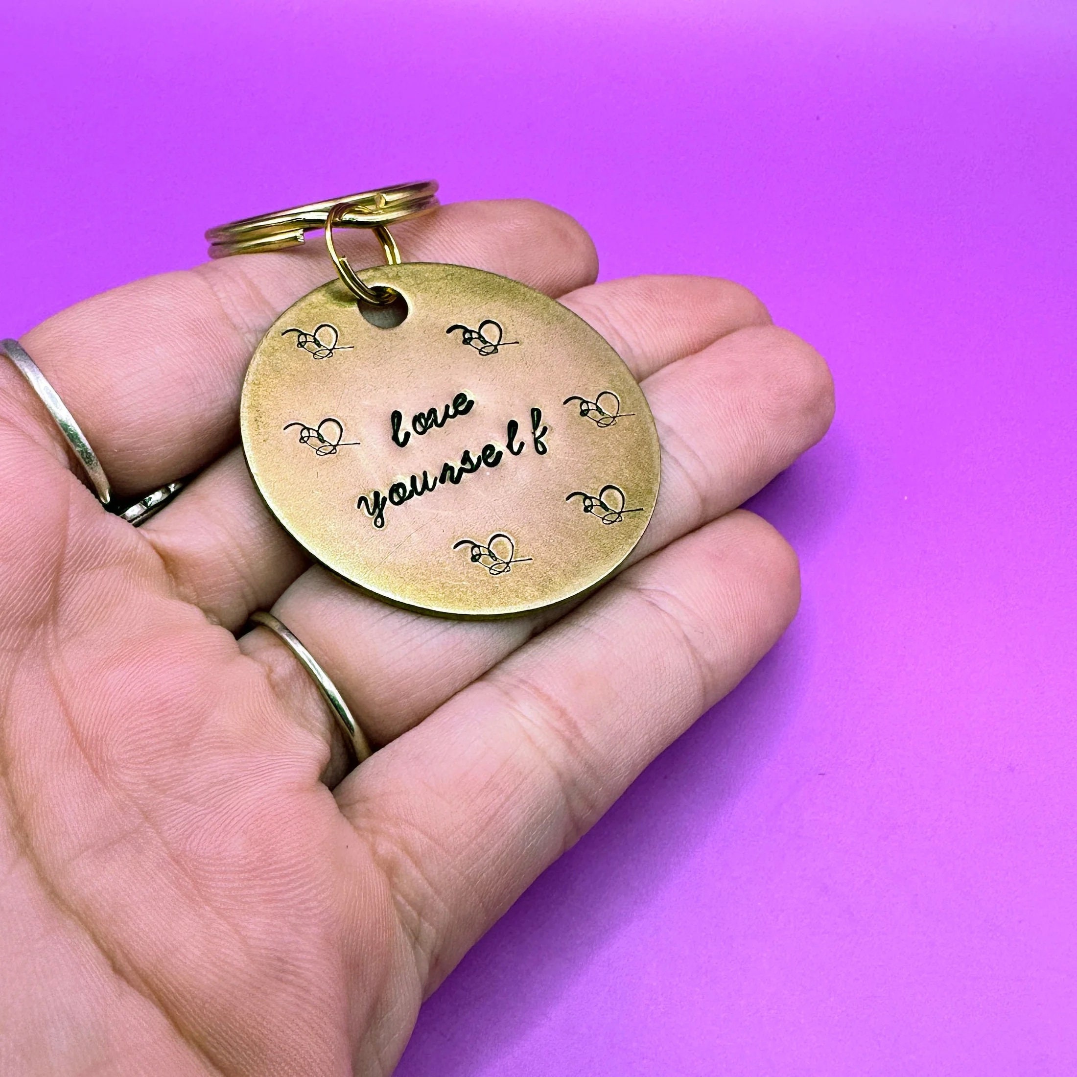 BTS Love Yourself ARMY Keychain - Etsy