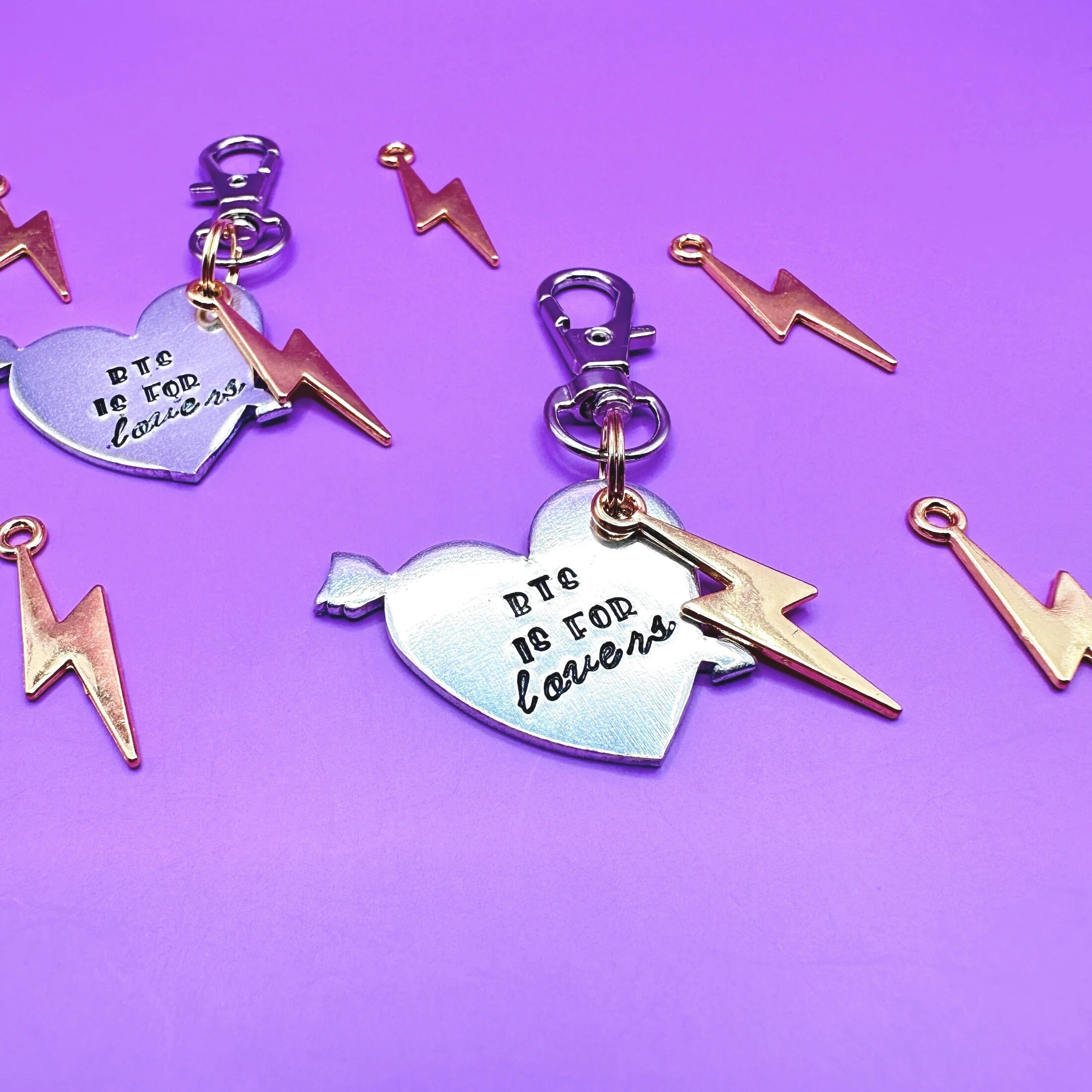 BTS Keychain BTS is for Lovers Kpop Army Silver Key Ring Gift - Etsy