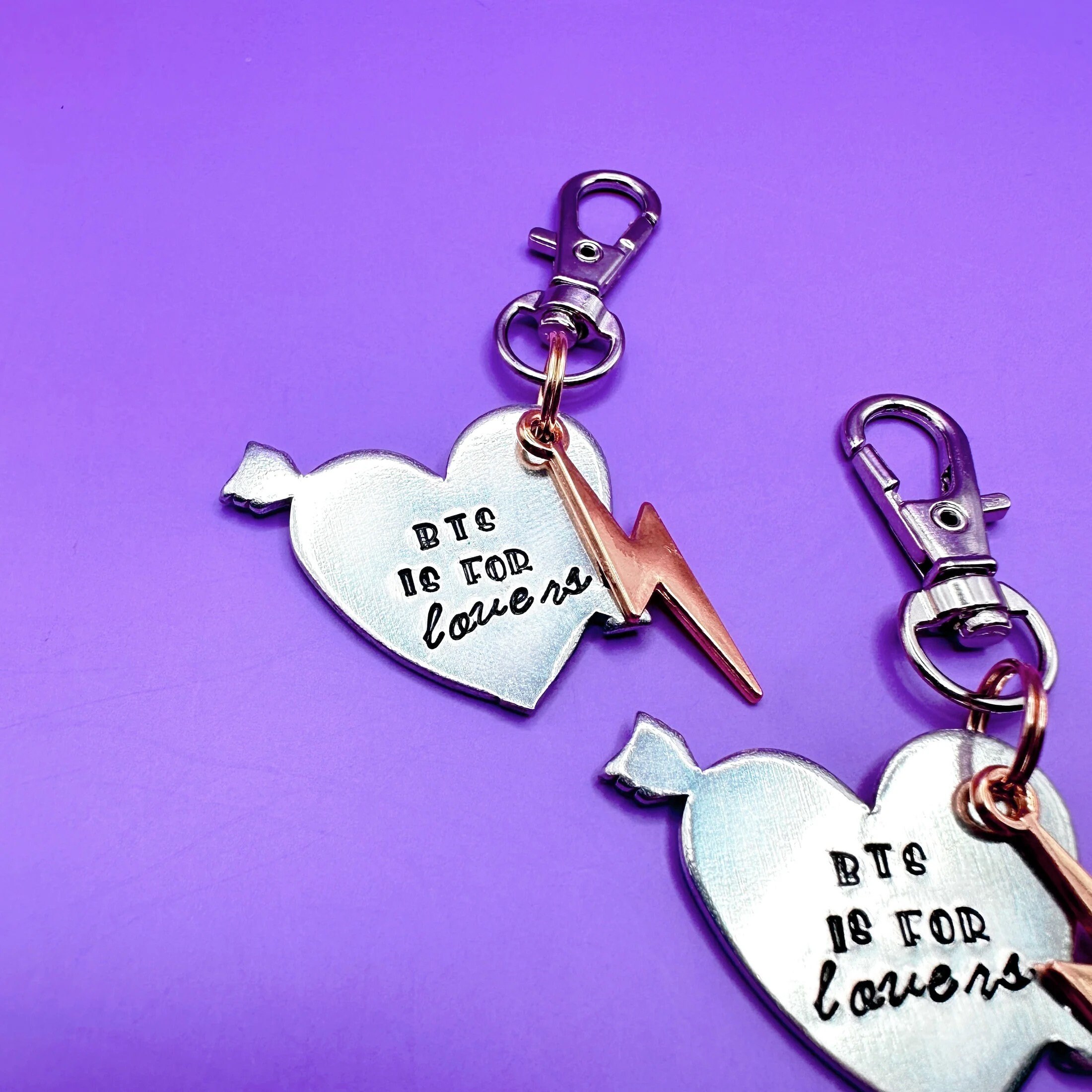 BTS Keychain BTS is for Lovers Kpop Army Silver Key Ring Gift - Etsy