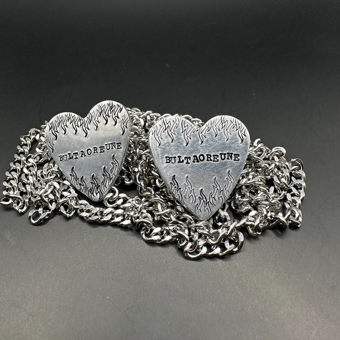 Agust D Fire Flame BULTAOREUNE Hand Stamped Pin Yoongi Suga - Etsy