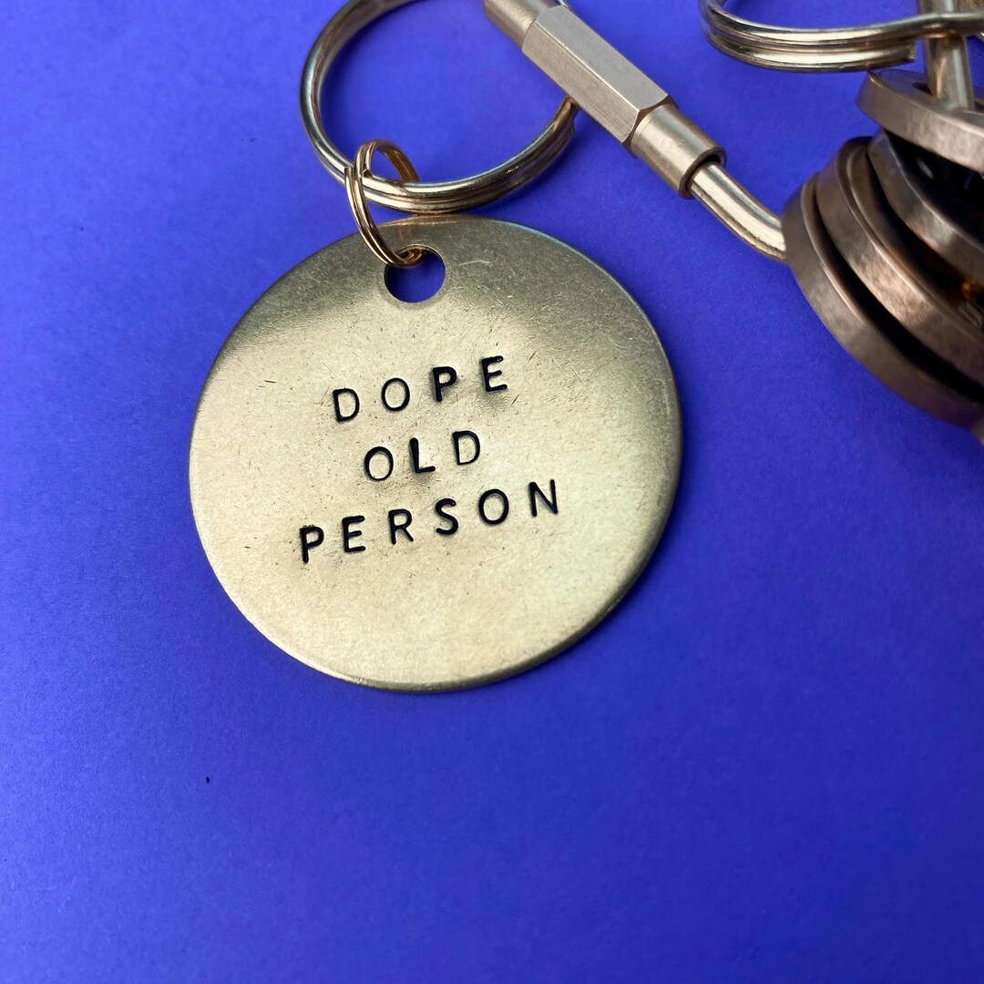 Dope Old Person Keychain Namjoon BTS Key Ring Gift Adult ARMY - Etsy