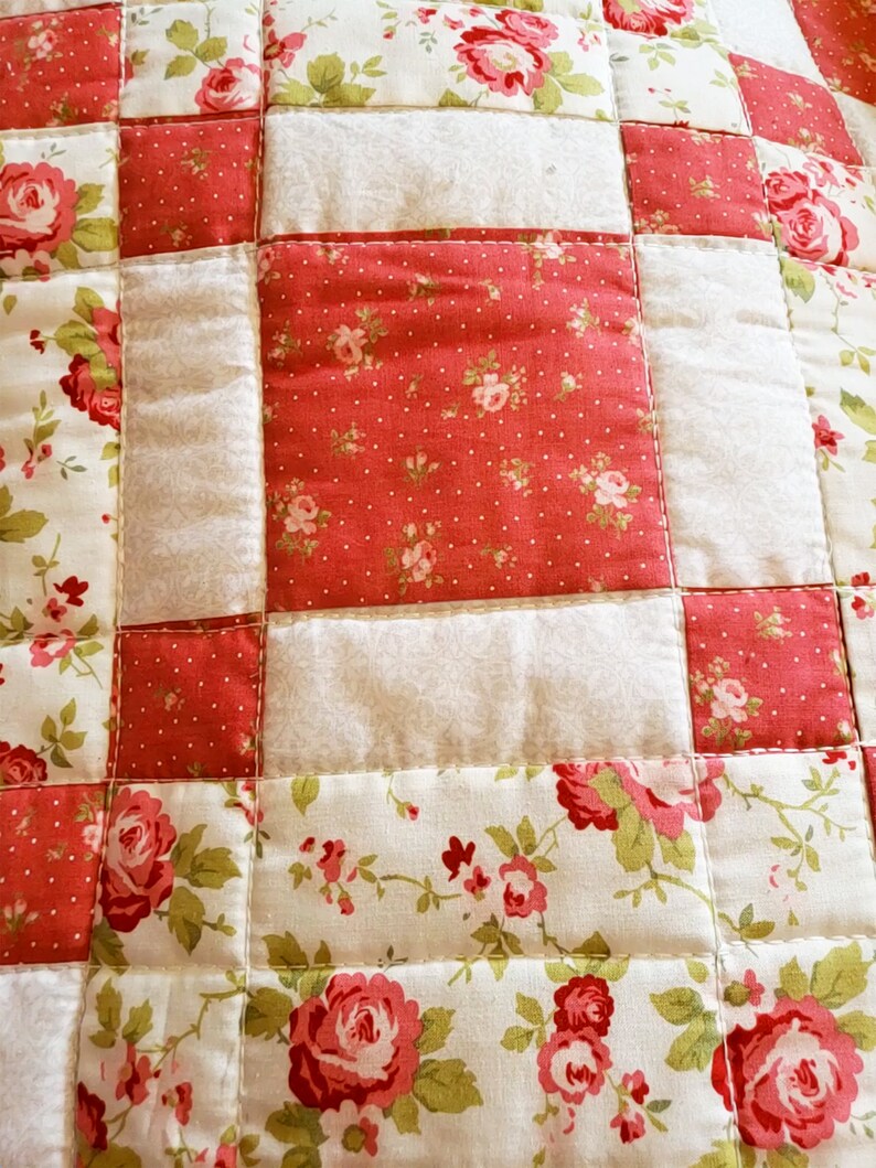 A Grandmother's Love: Rose Trellis Patchwork - HQ-528 - Etsy
