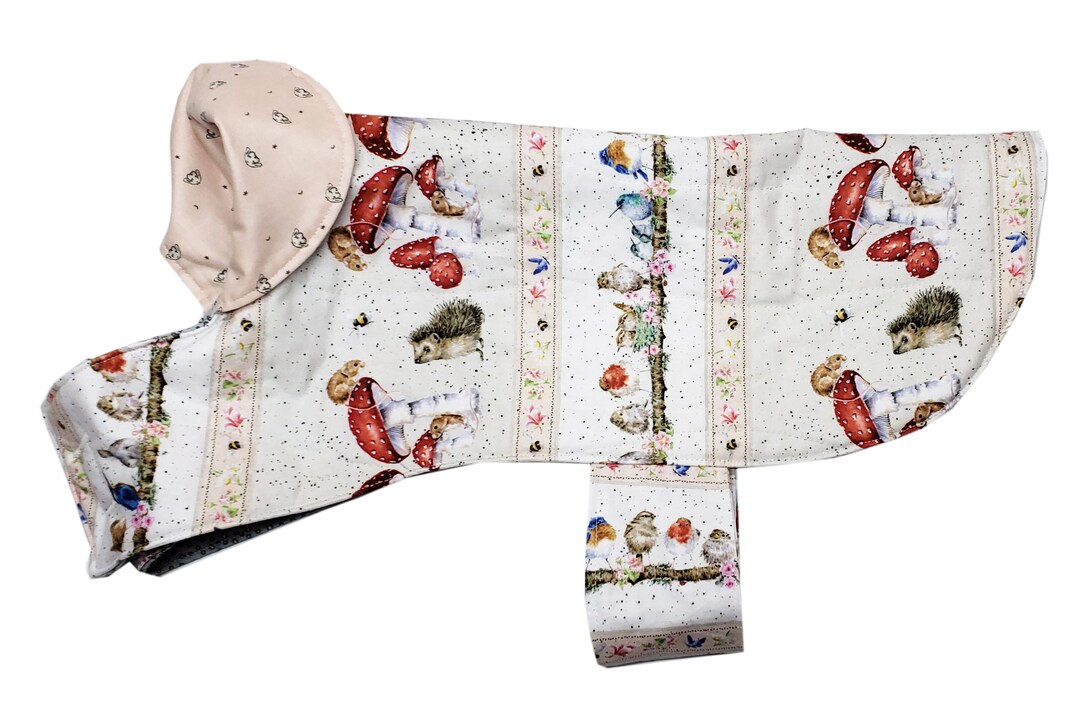 Forest Animals and Birds Small Dog Jacket - Etsy