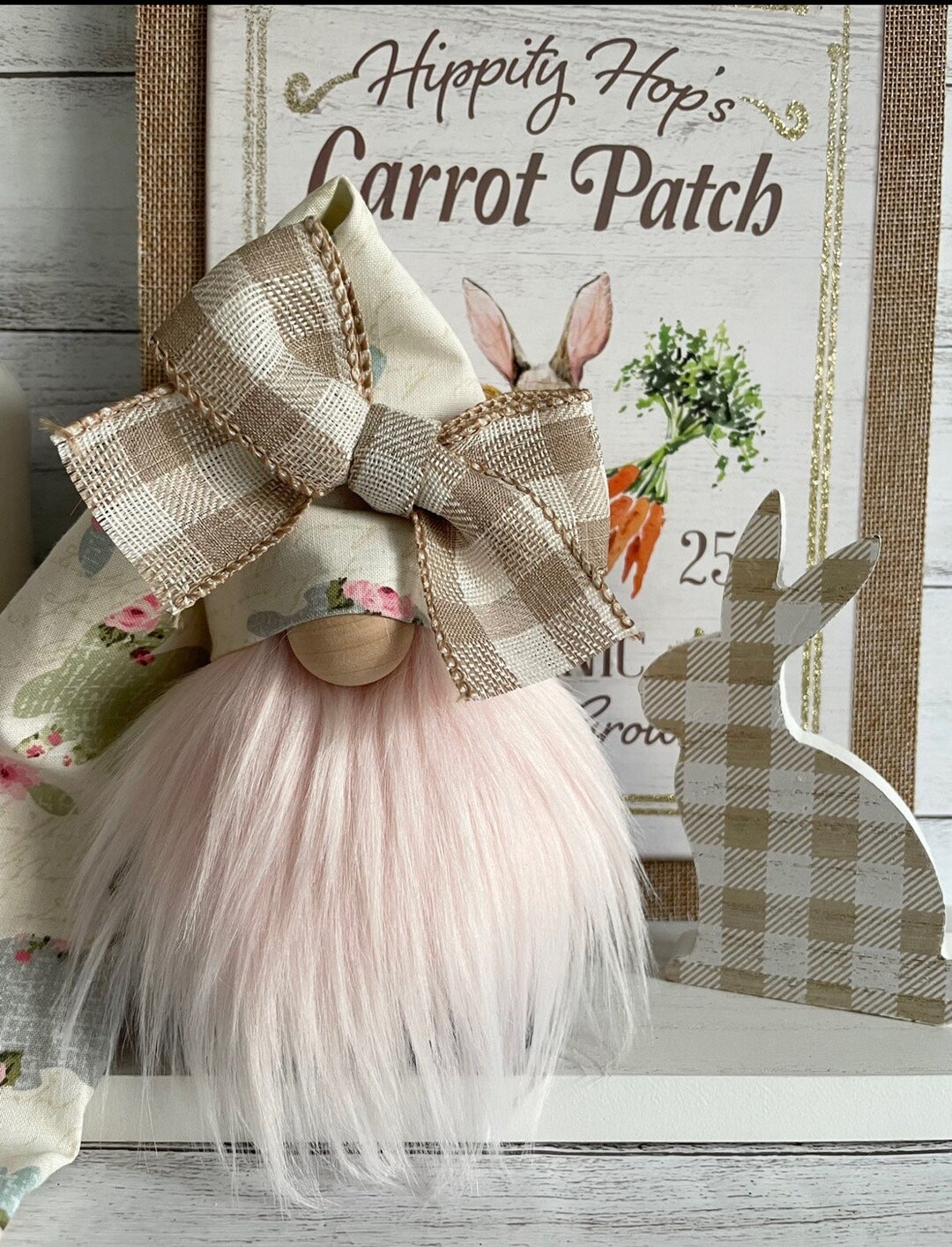 Easter Gnome. Spring Gnome. Tier Tray Decor. Rae Dunn Inspired ...