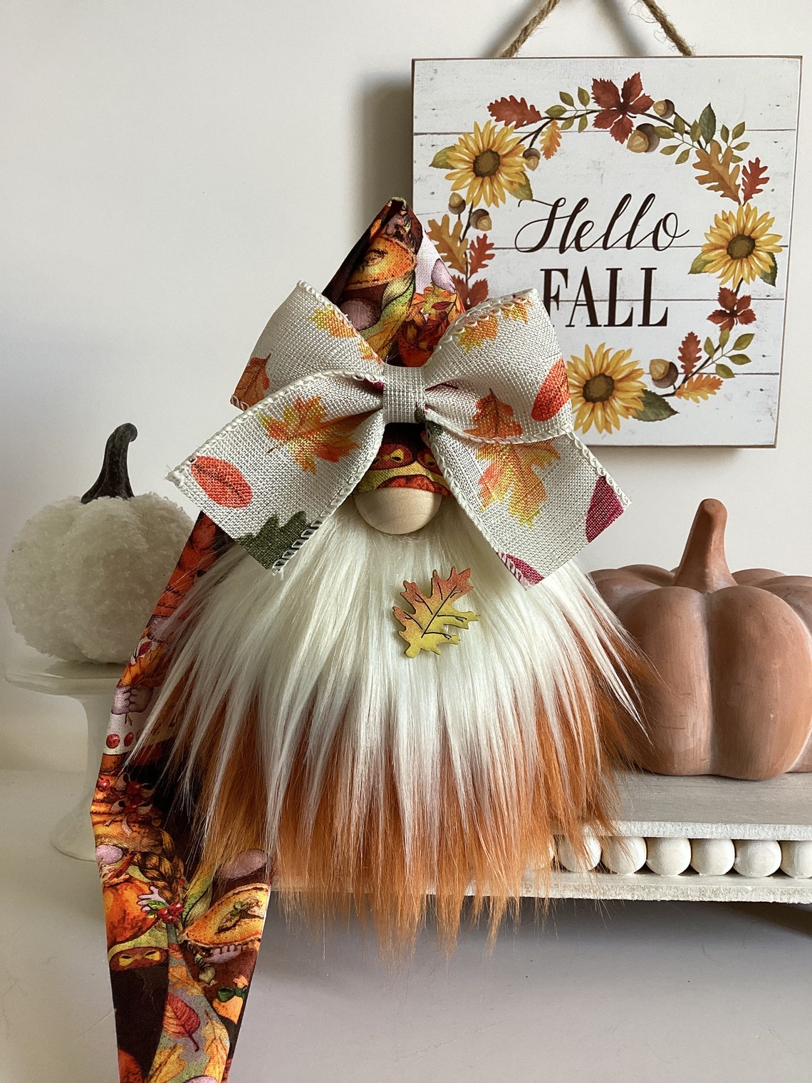 Thanksgiving Gnome, Fall Gnome, Thanksgiving Decor, Tiered Tray Decor ...