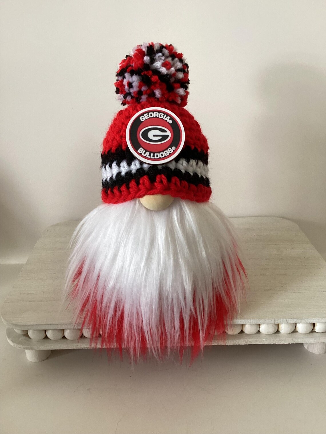 Georgia Bulldogs Crochet Gnome, College Football Decor - Etsy