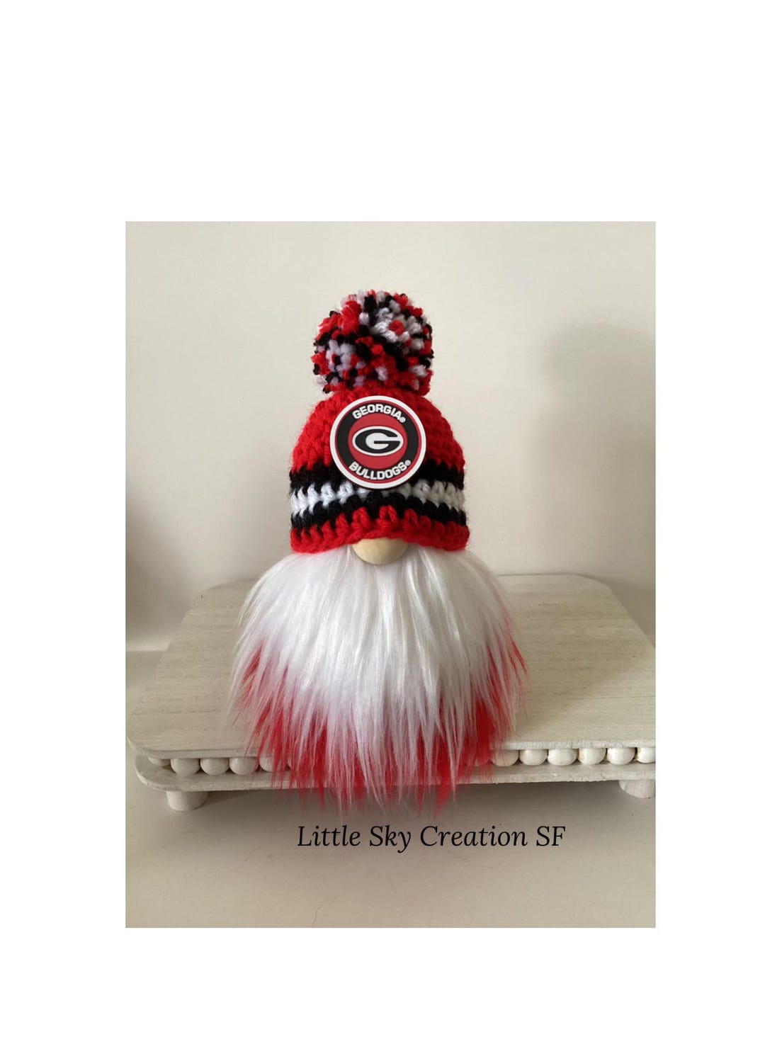 Georgia Bulldogs Crochet Gnome, College Football Decor - Etsy