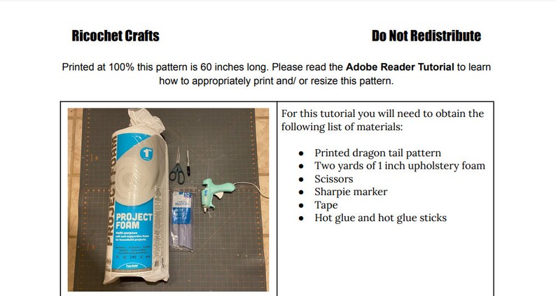 Hollow Foam Dragon Tail Pattern - Etsy