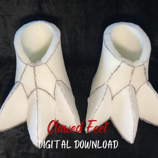 Fursuit Claw Foot Pattern - Etsy