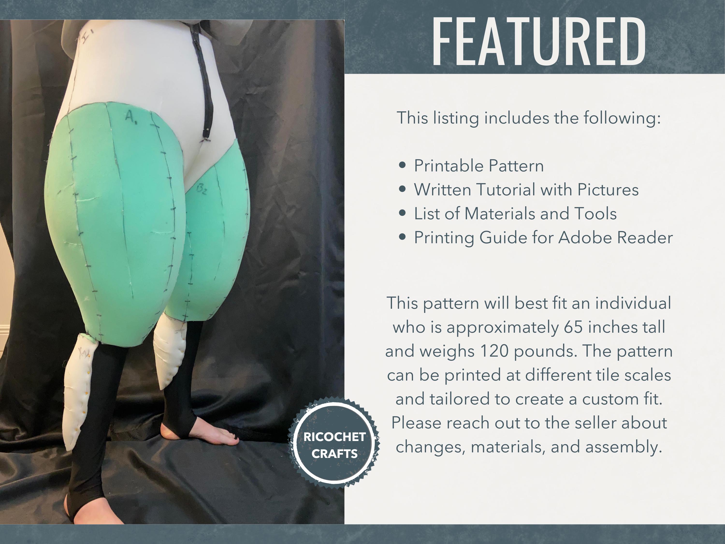 Hollow Foam Bird Digi Leg Pattern - Etsy Ireland