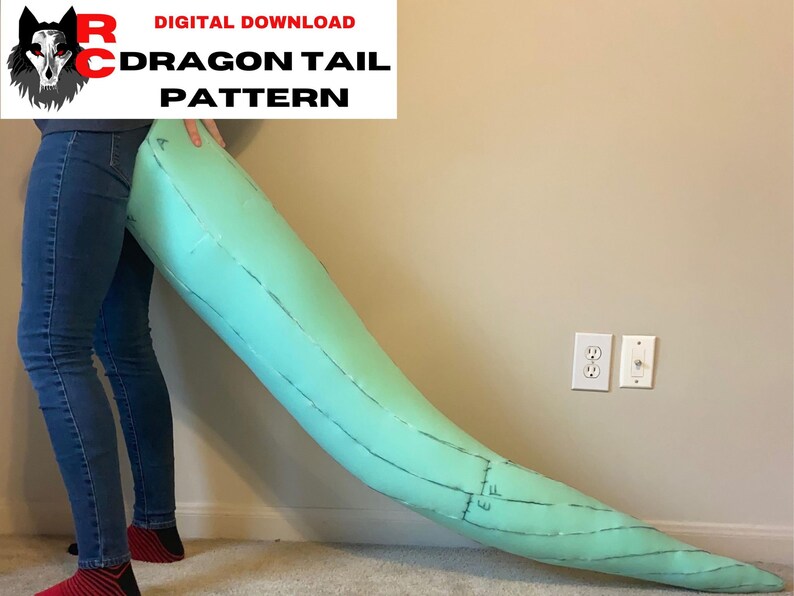 Hollow Foam Dragon Tail Pattern - Etsy