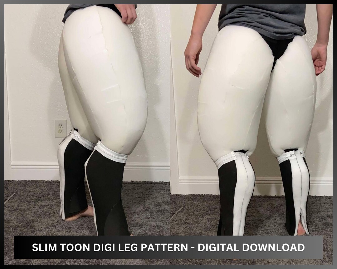 Hollow Foam Slim Toon Digi Leg Pattern - Etsy Canada