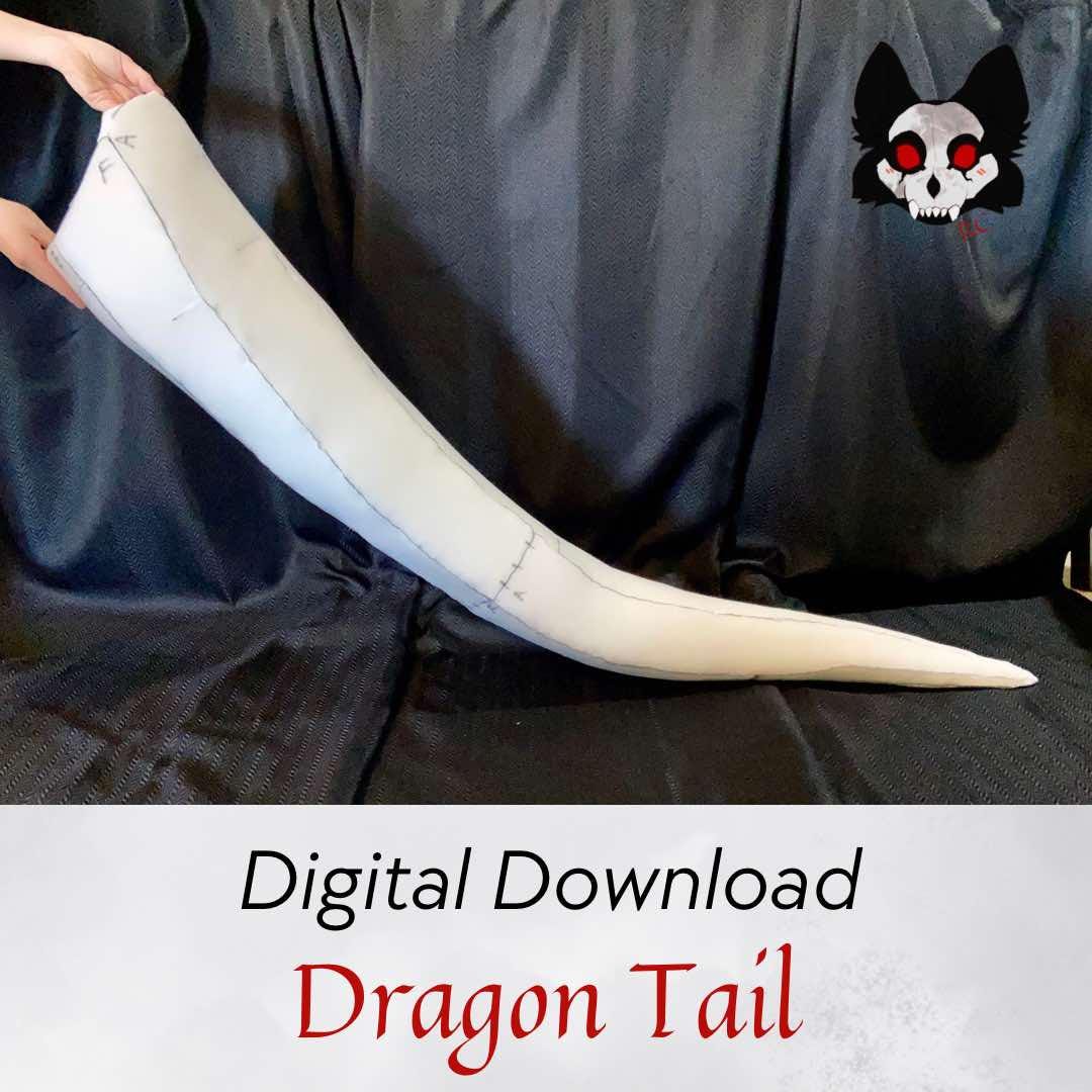 Hollow Foam Dragon Tail Pattern - Etsy