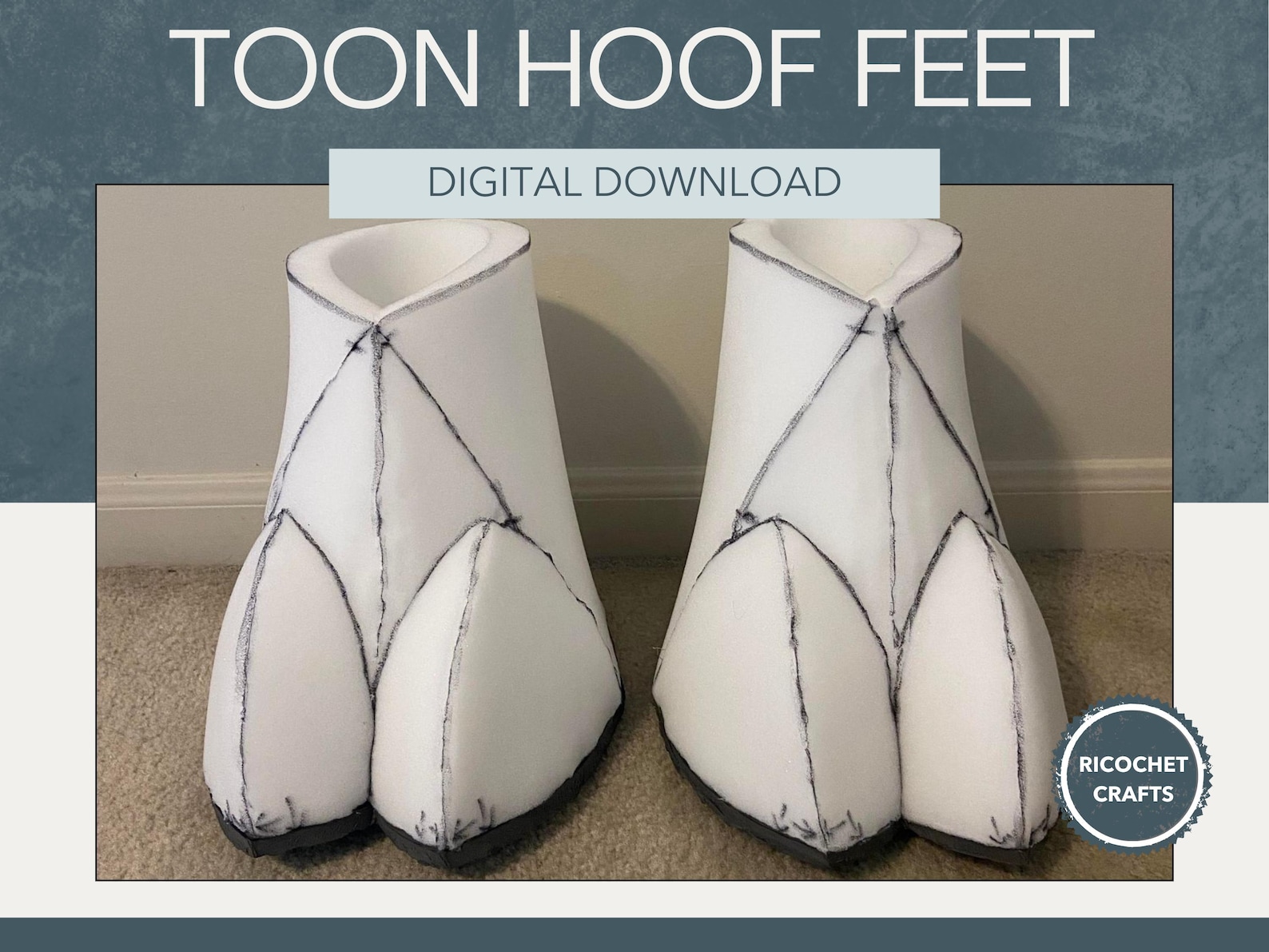 Toon Hoof Feet Foam Pattern - Etsy