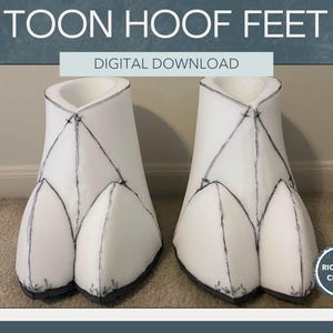 Toon Hoof Feet Foam Pattern - Etsy