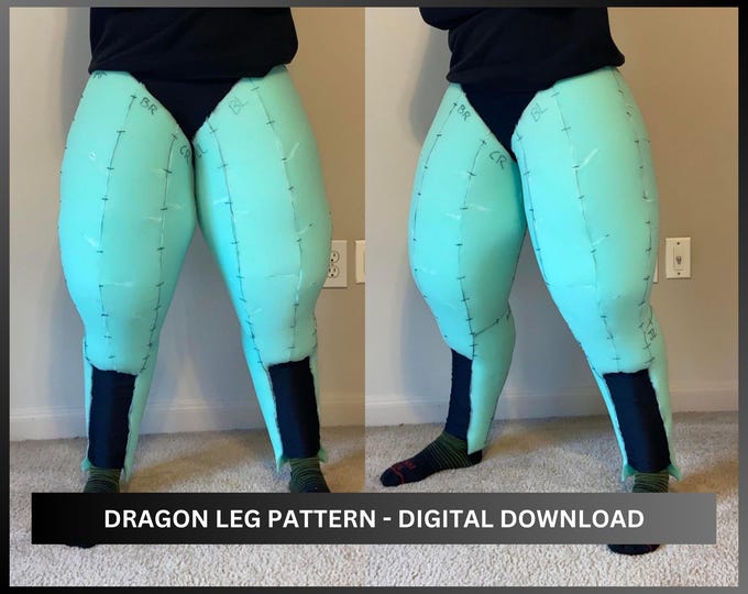 Hollow Foam Slim Toon Digi Leg Pattern - Etsy Canada