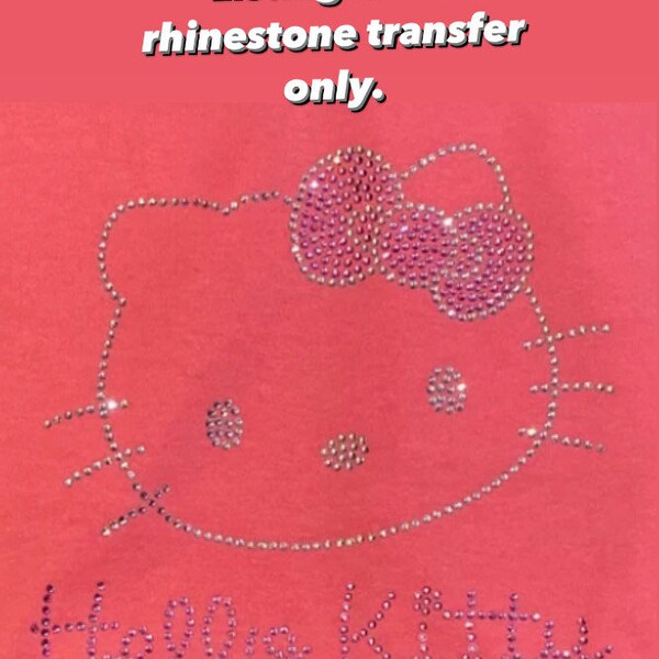 Rhinestone Transfer - Etsy