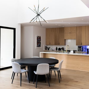 White Oak Veneer 72 Inch Round Dining Table - Etsy