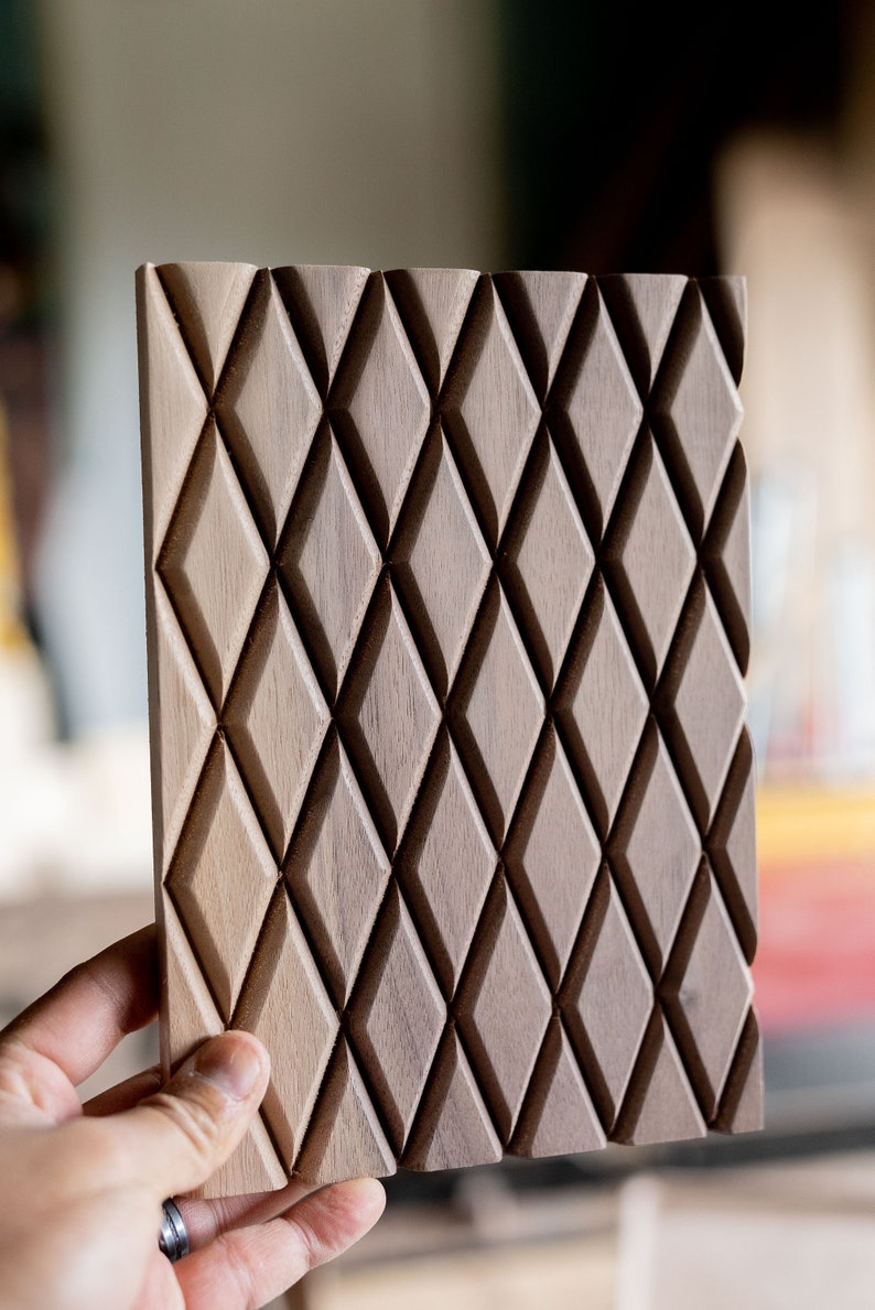 CNC Diamond Wood Pattern / CNC Patterns - Etsy