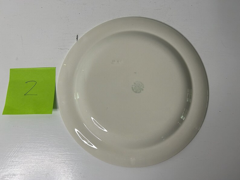 Vintage 9.25 Inch Plain Edge Wedgwood Lavender on Cream Queensware ...