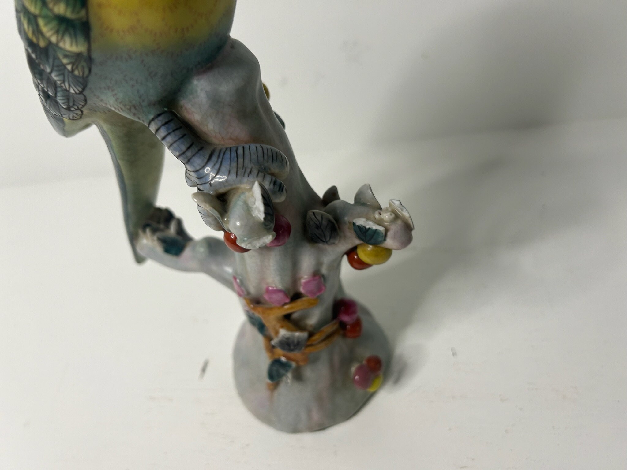 Vintage Chinese Asian Parrot Bird Figurine - Etsy