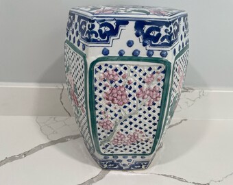 Pink Garden Stool - Etsy