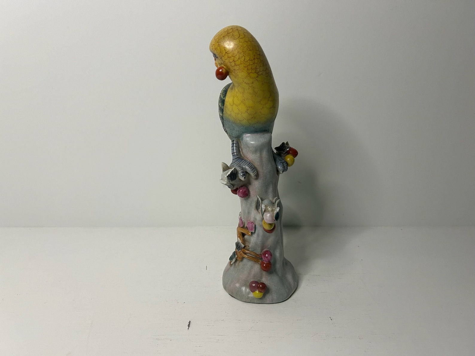 Vintage Chinese Asian Parrot Bird Figurine - Etsy