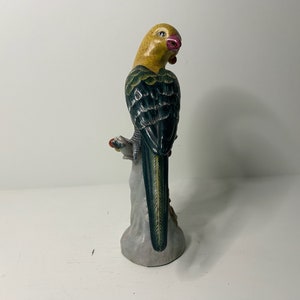 Vintage Chinese Asian Parrot Bird Figurine - Etsy