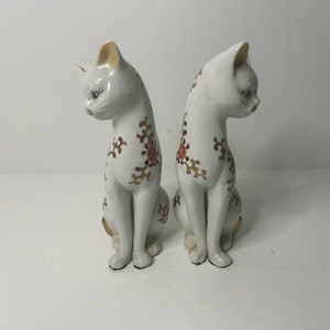 Pair of Vintage Japanese Toyo Cat Figurines - Etsy