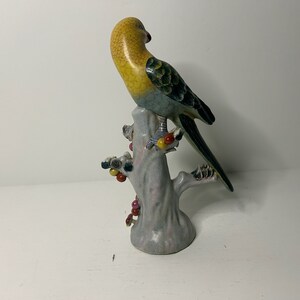 Vintage Chinese Asian Parrot Bird Figurine - Etsy