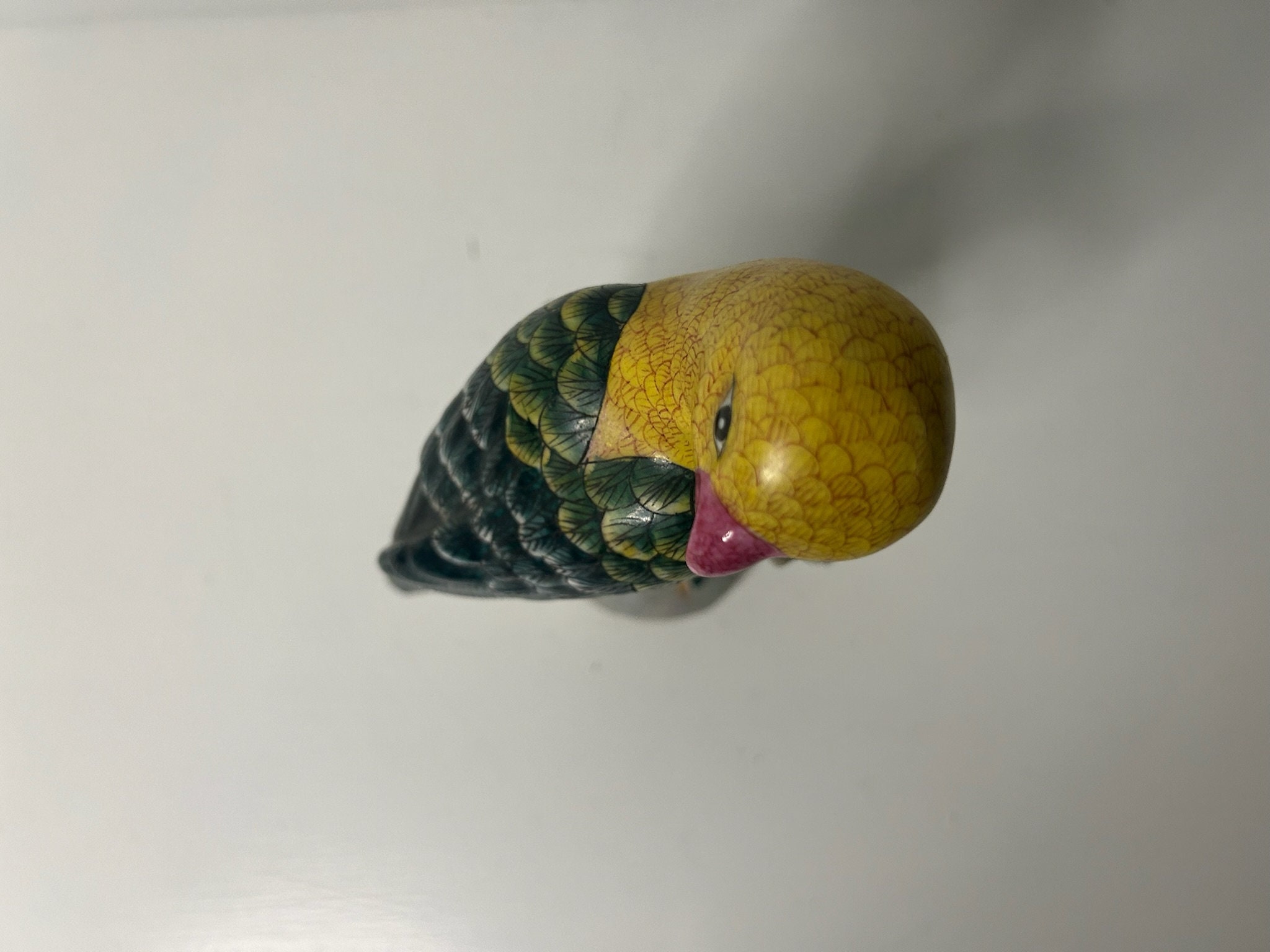 Vintage Chinese Asian Parrot Bird Figurine - Etsy